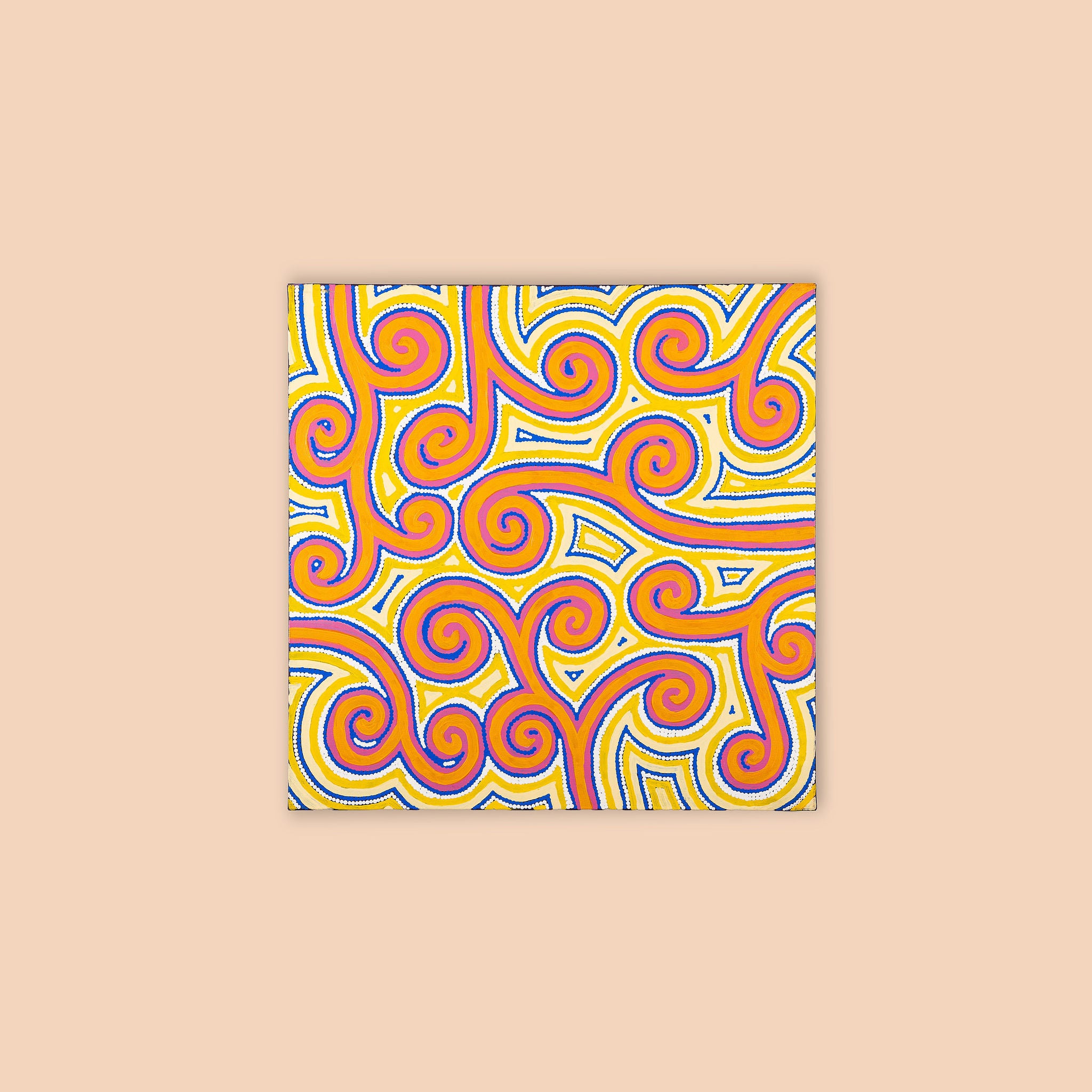 Bushflowers in the wind by Kathy Quinn Larry – Aboriginal Art Co.