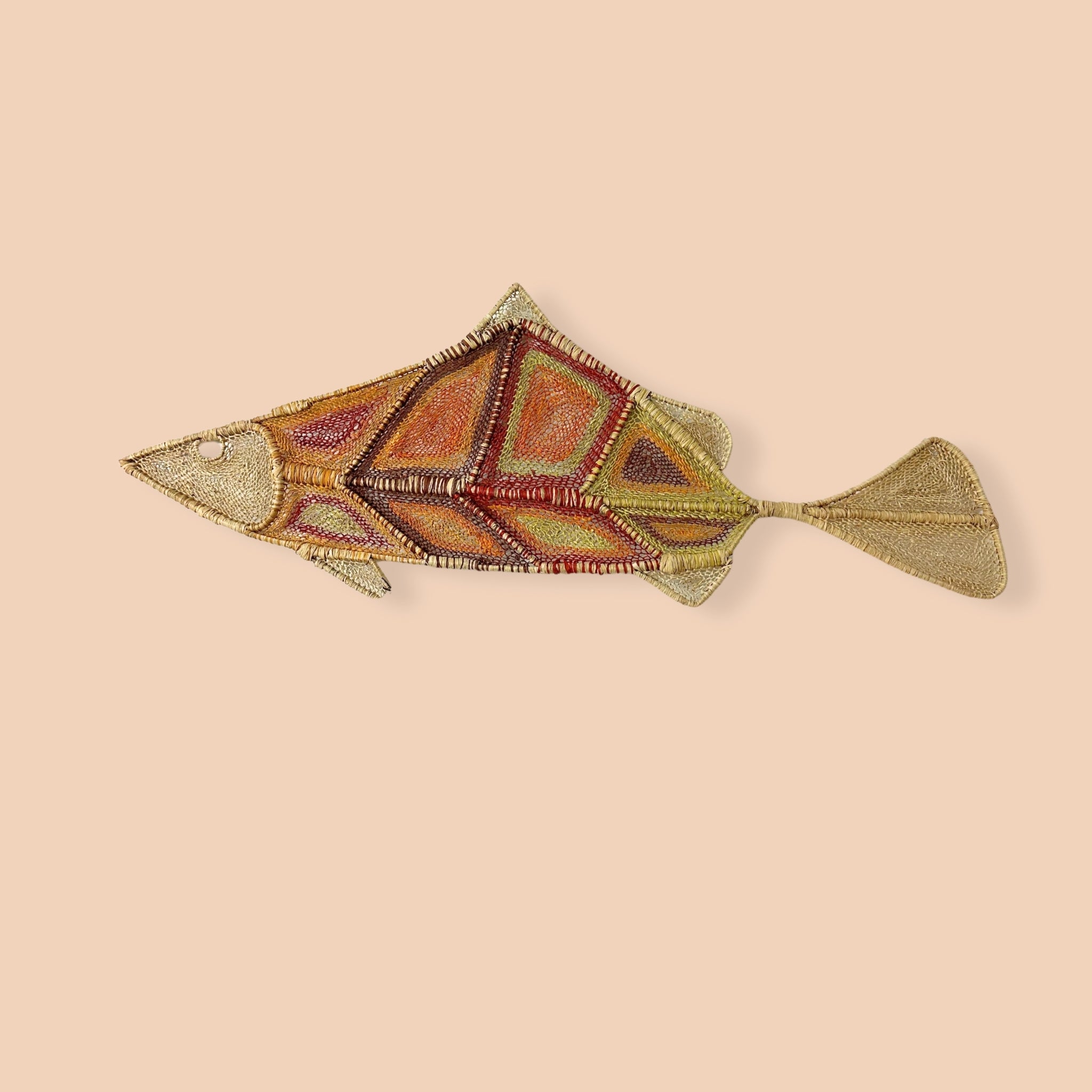 Woven Barramundi by Kylie Pascoe – Aboriginal Art Co.