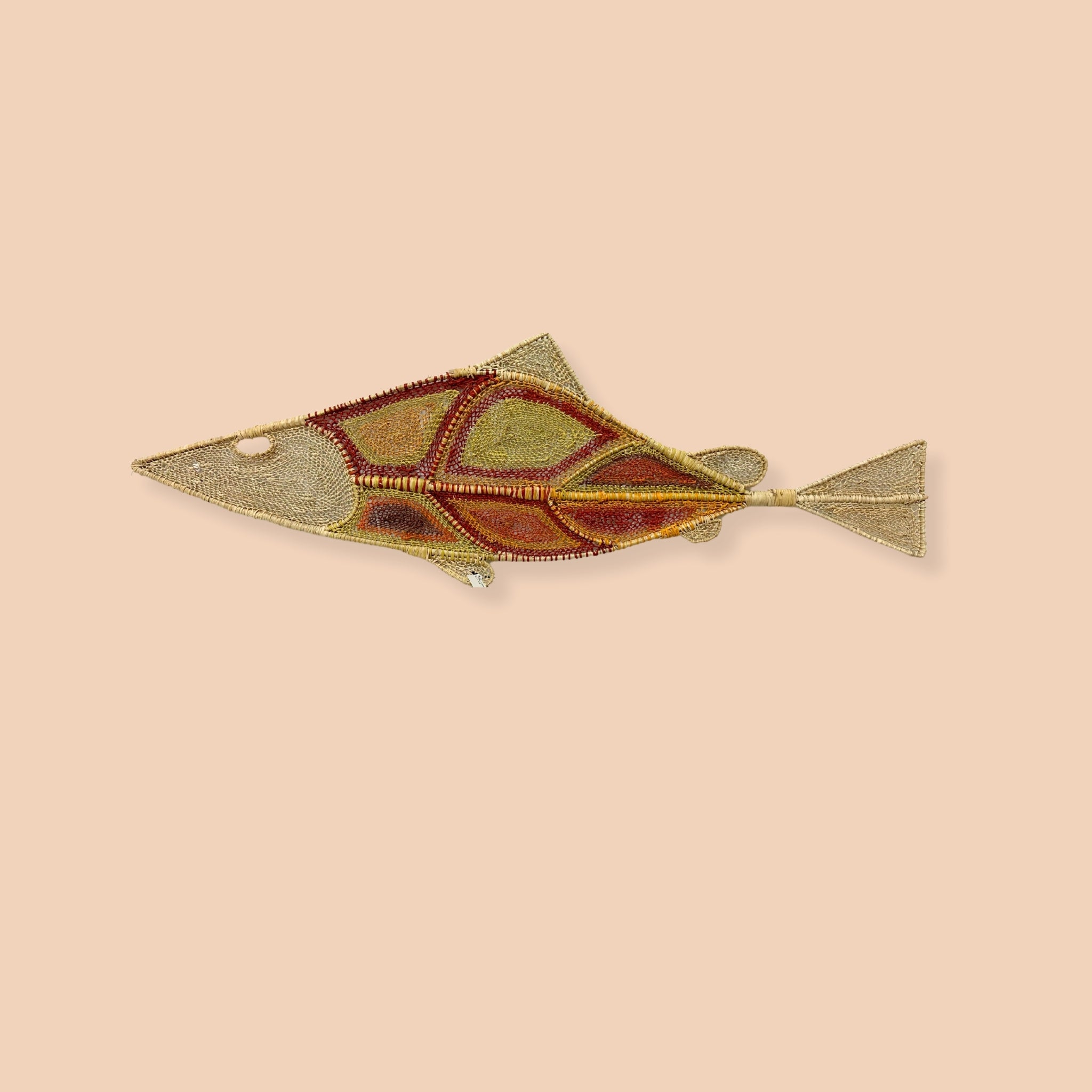 Woven Barramundi by Kylie Pascoe – Aboriginal Art Co.