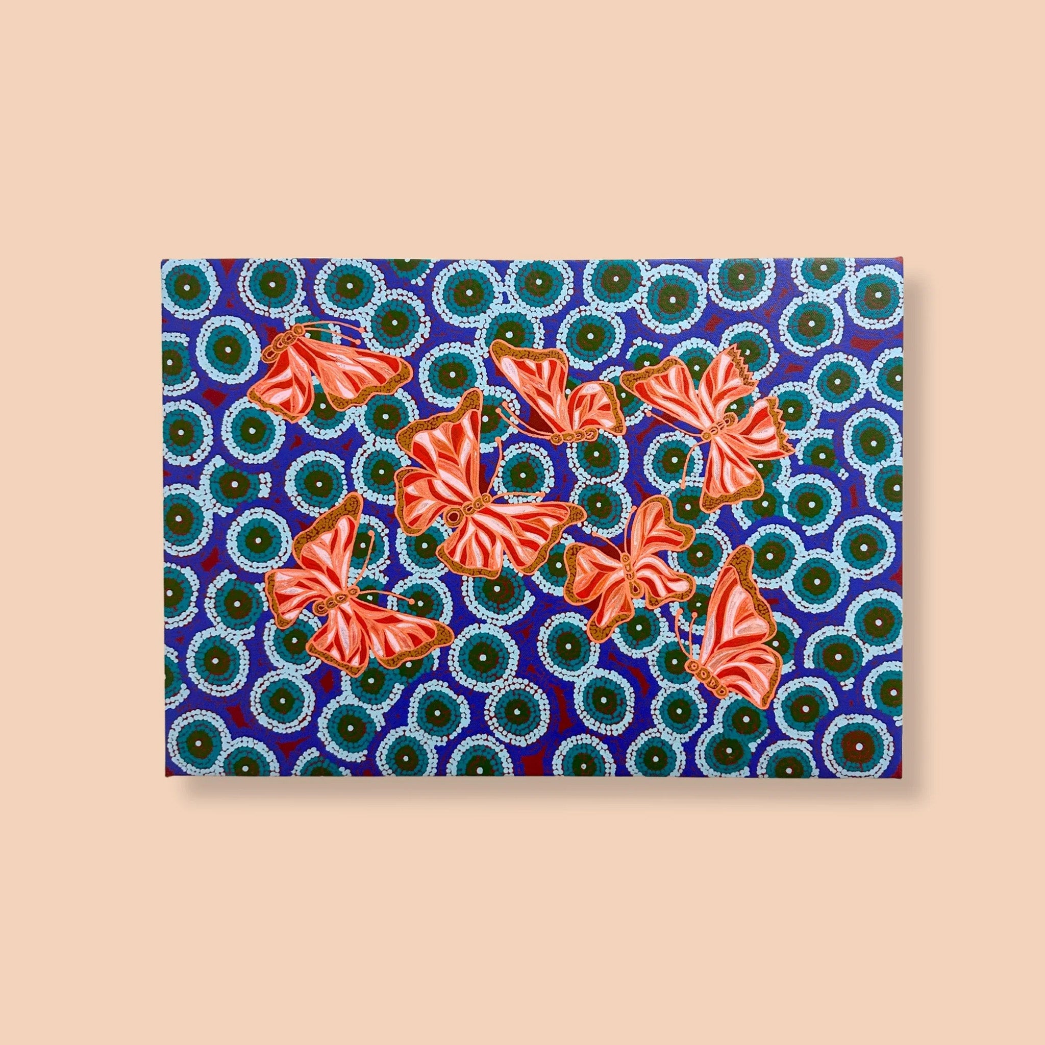 Butterfly Dreaming with Dots painting – Aboriginal Art Co.